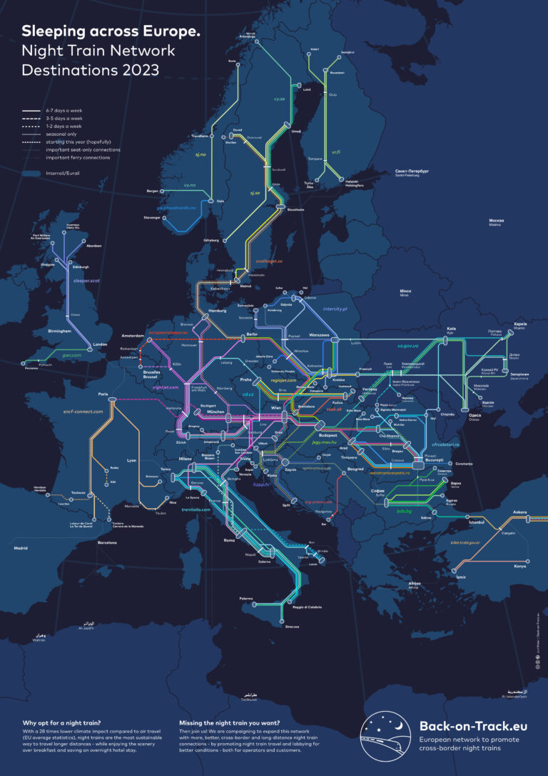 Night Train Map – Back-on-Track